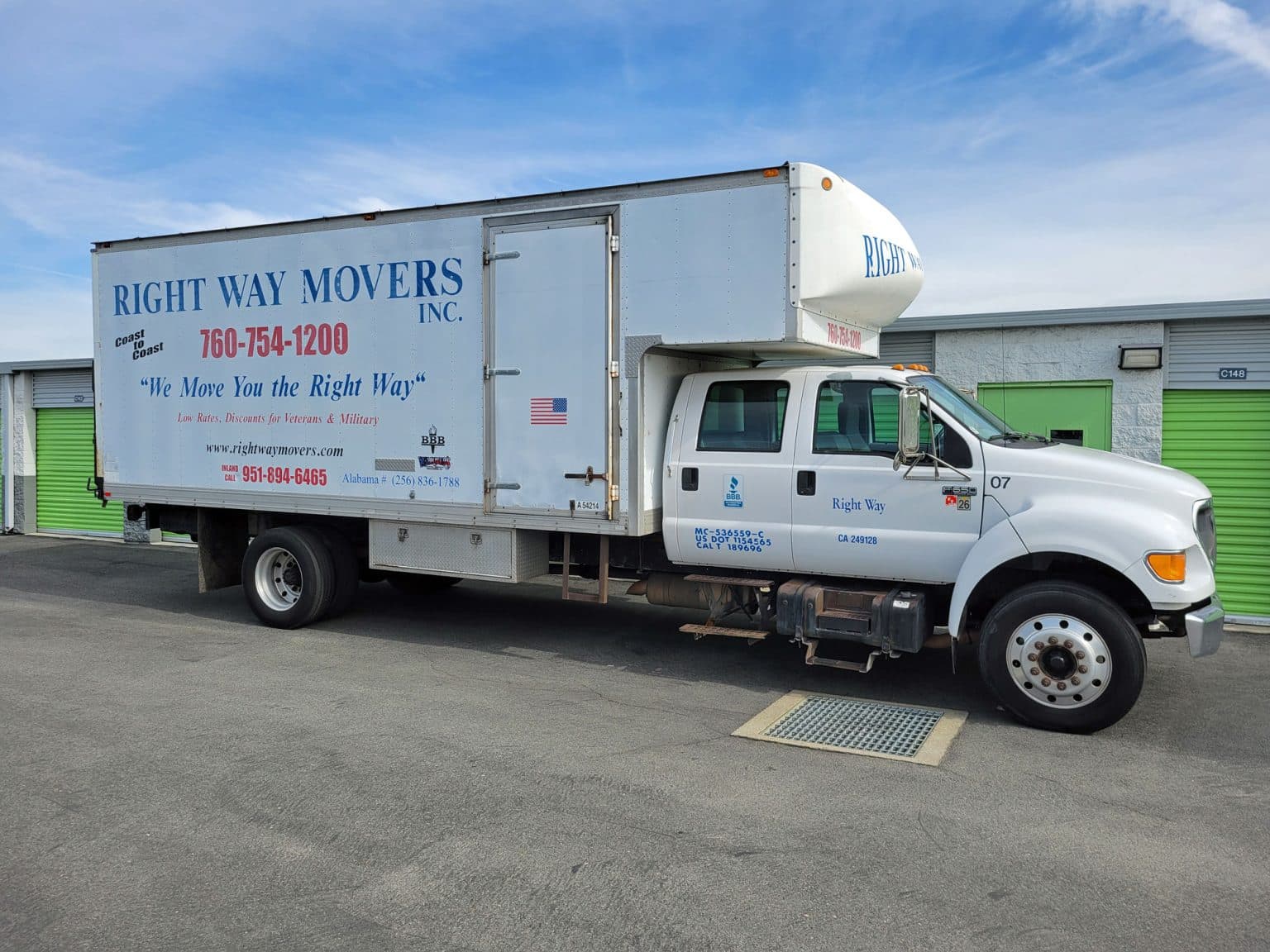 Right Way Movers - California Moving - Storage and Delivery
